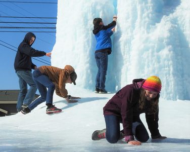 Sliding around the ice tree | News, Sports, Jobs - The Alpena News